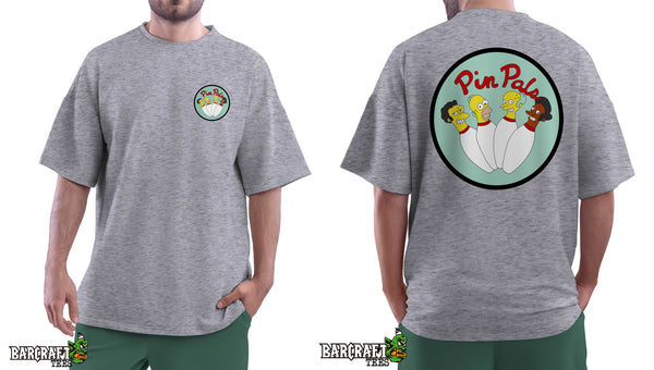 Camiseta Oversize Pin Pals | Barcraft Tees